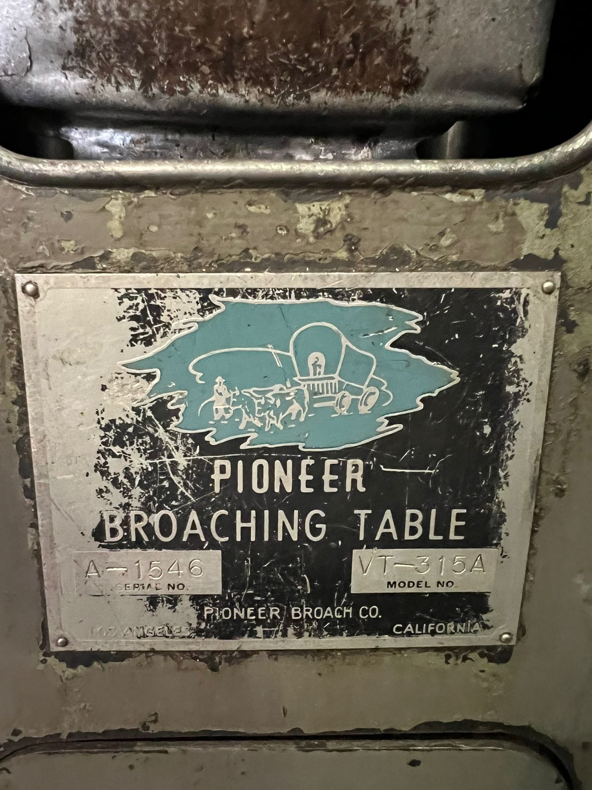 - BROCHADORA PIONEER BROACHING DERIE A-1546